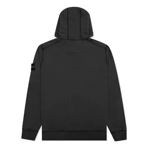 Stone Island Hooded Sweatshirt - Black