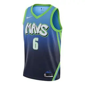 Nike Nba Dallas Mavericks 6 Basketball Jersey - Blue
