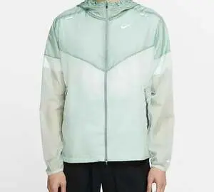 Nike Windrunner Woven Hooded Running Jacket - Mintgreen