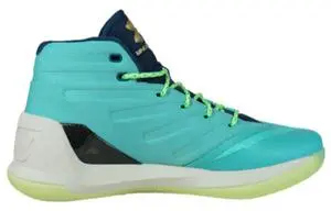 Under Armour Curry 3 "reign Water" High Top Sneakers - Green