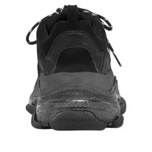 Balenciaga Triple S Clear Sole Sneakers - Black