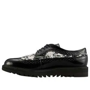 Onitsuka Tiger Brogue Textured Lace-up Shoes - Black