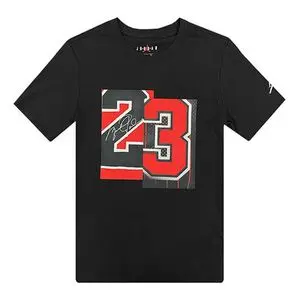JORDAN Air Basketball Graphic Short Sleeve Crewneck T-shirt - Black