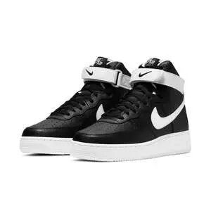 Nike Force 1 '07 High Top Sneakers - Black