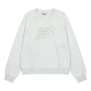 NEW BALANCE Logo Sweatshirt - White/grey