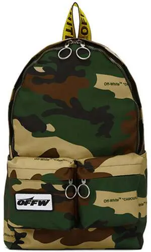 Off-White Camouflage Backpack