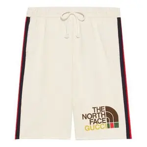Gucci X The North Face Crossover Cotton Shorts - Ivory