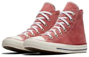 CONVERSE Chuck Taylor All Star Stone Wash High Top Sneakers - Red