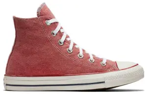 CONVERSE Chuck Taylor All Star Stone Wash High Top Sneakers - Red