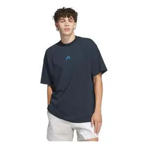 Adidas Ae Foundation Basketball T-shirt Asia Sizing 'navy - Aurora Ink