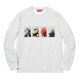 Supreme Mike Kelley Ahhyouth! Crewneck Sweatshirt - Grey