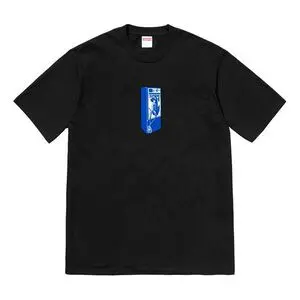 Supreme Fw18 Payphone Tee Public Phone Printing Short Sleeve - Black