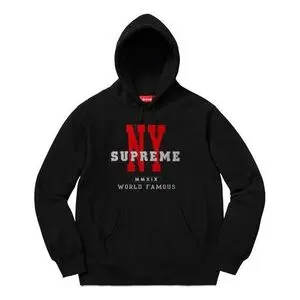 Supreme Ny Hooded Sweatshirt - Black