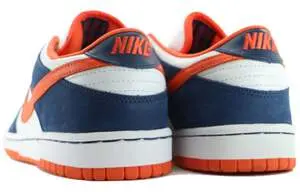 Nike Dunk Low Pro 'broncos' Sneakers - White/blue/orange