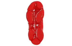 Balenciaga Triple S Clear Sole Sneaker - Red