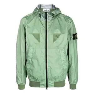 Stone Island Logo Patch Hooded Jacket