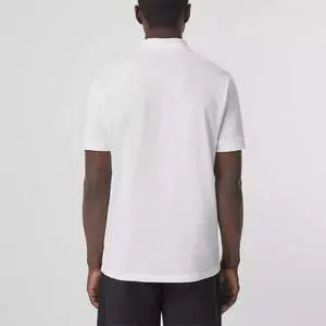 Burberry Ss21 Pattern Cotton Short Sleeve Polo Shirt