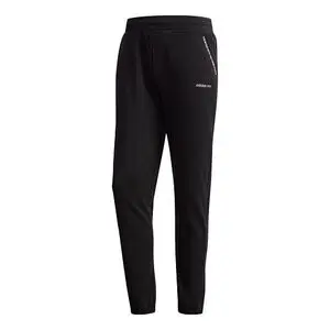 Adidas Neo Logo Cozy Breathable Casual Sports Long Pants - Black