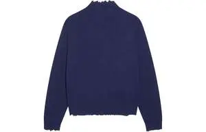 Balenciaga Double B Highneck Wool Knit Sweater