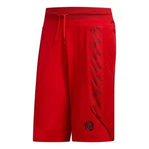 Adidas Ros C365 Short Casual Sports Breathable Basketball Shorts - Red