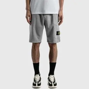 Stone Island Melange Bermuda Cargo Shorts