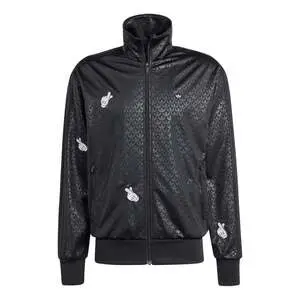 Adidas Mickey Mouse X Originals Monogram Embroidered Track Top - Black