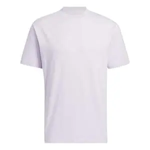 Adidas Adidas Neo Solid Color Round Neck Sports Short Sleeve Light Purple T-shirt Multi-color