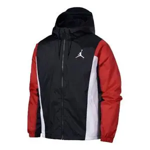 JORDAN Jumpman Multicolor Basketball Jacket - Blackred