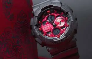 Casio G-shock Analog-digital Watch - Black/red