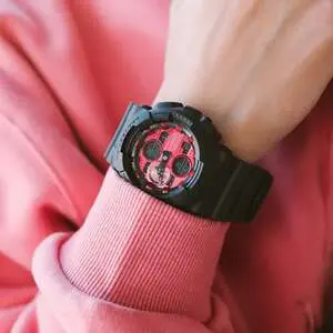Casio G-shock Analog-digital Watch - Black/red