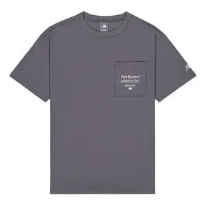 NEW BALANCE Graphic Pocket T-shirt Asia Sizing - Grey