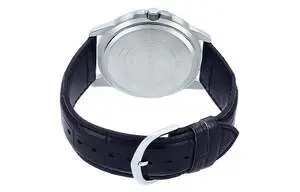 Casio Analog Watch With Leather Band