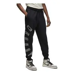 JORDAN Flight Mvp Fleece Trousers 'black Sail - Black/sail