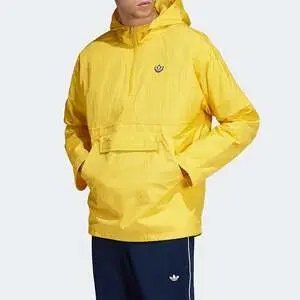 Adidas Originals Lightweight Pullover Jacket - Yellow