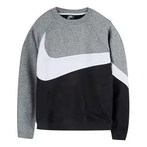 Nike Big Swoosh French Terry Sweatshirt - Grayblack