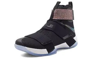Nike Lebron Soldier 10 Ep Iridescent High-top Sneakers - Black