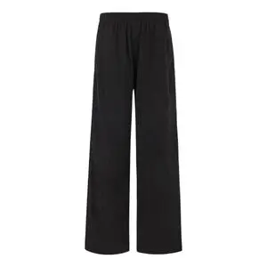 Off-White Straight-leg Elastic Waistband Trousers - Black