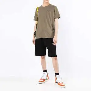 Off-White Ss22 Wave Diag Printing Sports Shorts