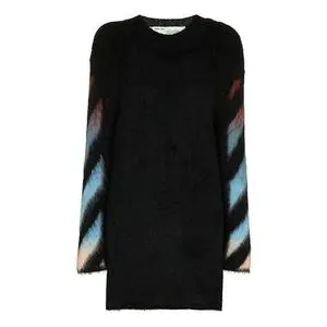 Off-White Knit Printed Dress