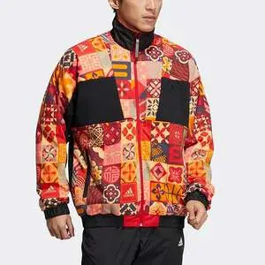 Adidas Colorblock Logo Printing Reversible Jacket