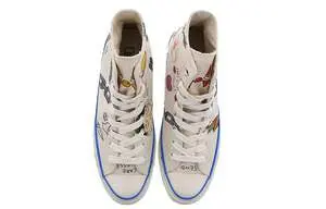 CONVERSE X Tyler, The Creator X Foot Locker Chuck 70 Artist Series High Top Sneakers - White