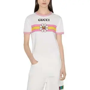 Gucci Cotton Jersey Printed T-shirt