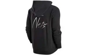 Nike X Nba Brooklyn Nets Courtside Pullover Fleece Hoodie
