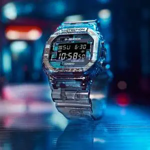 Casio G-shock Square Watch - Translucent Black
