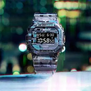 Casio G-shock Square Watch - Translucent Black