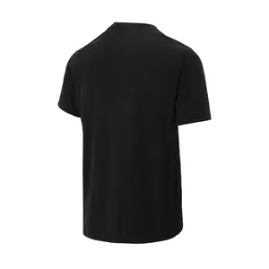 Adidas Contrast Chest Logo Crew Neck Basic Sports T-shirt Asia Sizing - Black