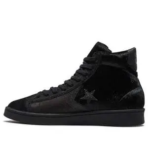 CONVERSE Converse Pro Leather Pony Hair High Top Sneakers Black