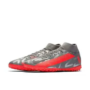 Nike Mercurial Superfly Academy Tf Turf Athletic Lace Up High Top Sneakers