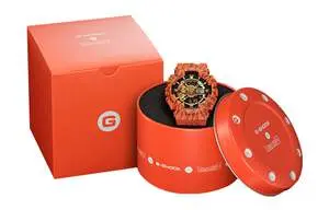 Casio G-shock Analog-digital Watch - Blackorange