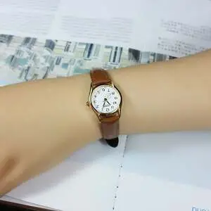 Casio Analog Leather Strap Watch